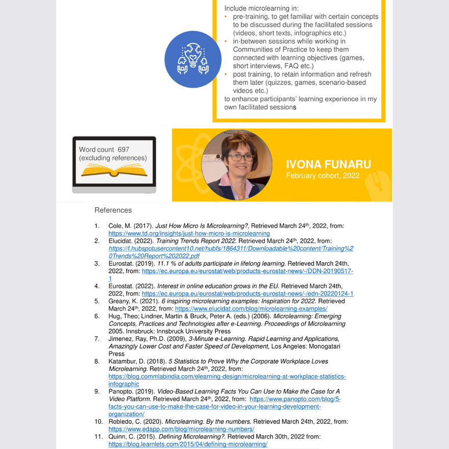Student Project - Microlearning