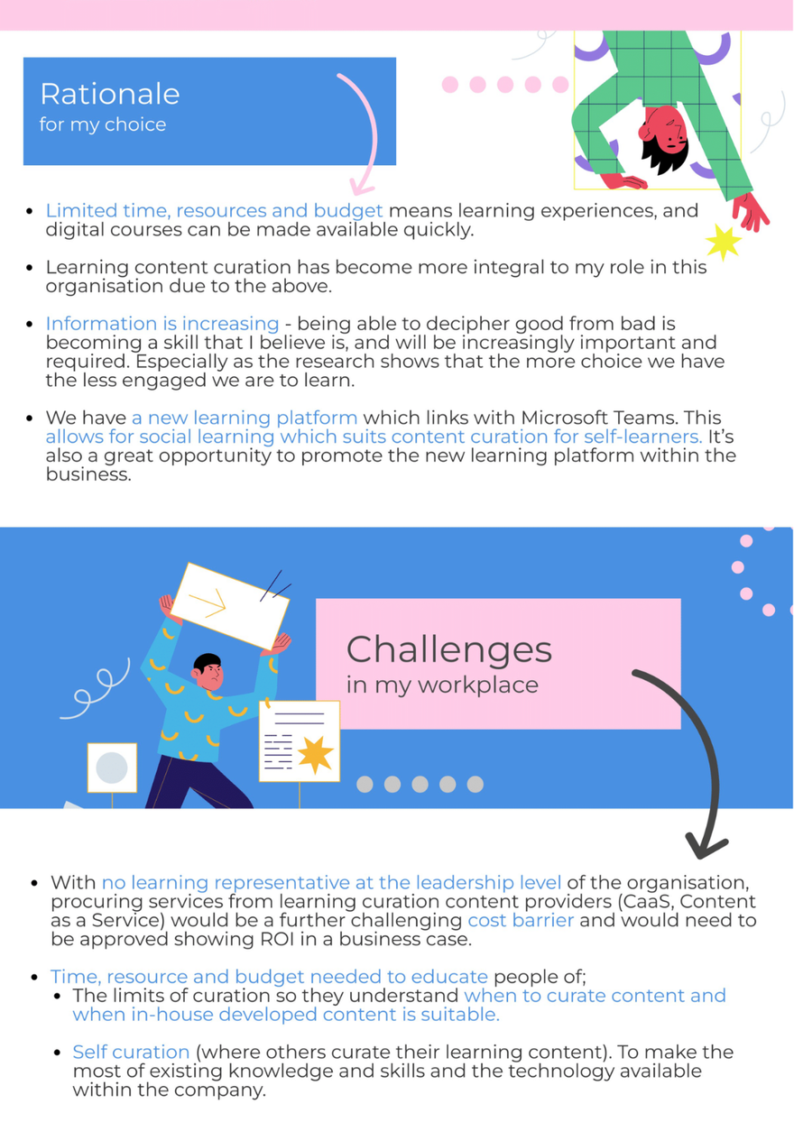 Student Projects – Content Curation