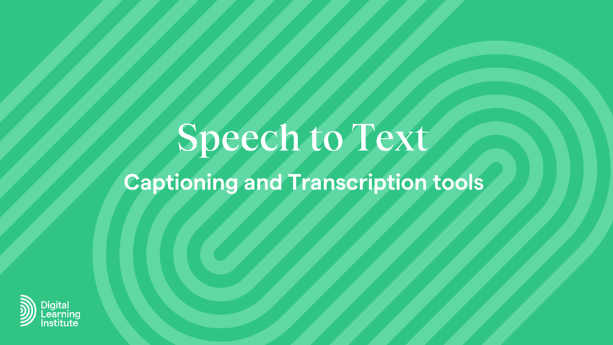 Webinar: The Benefits of AI to Assistive Technology in Digital Learning