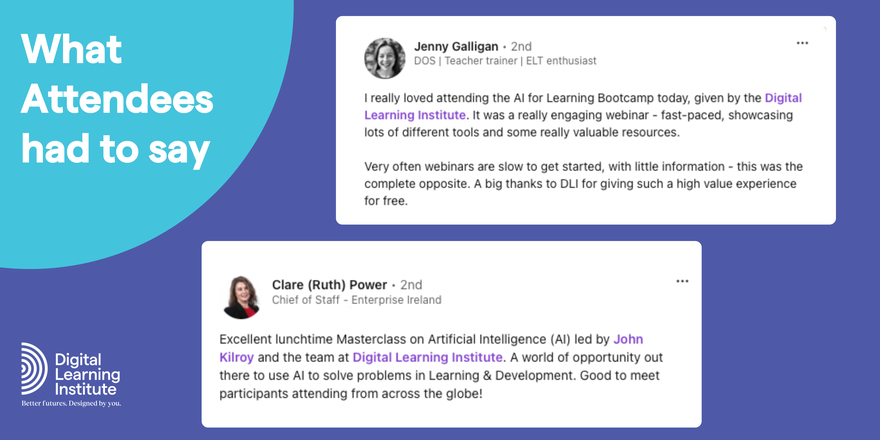 Bootcamp: AI for Learning | Digital Learning Institute